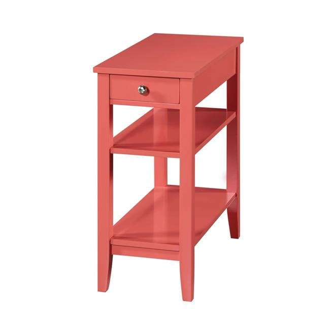 American Heritage Three Tier End Table with Drawer - Walmart.com