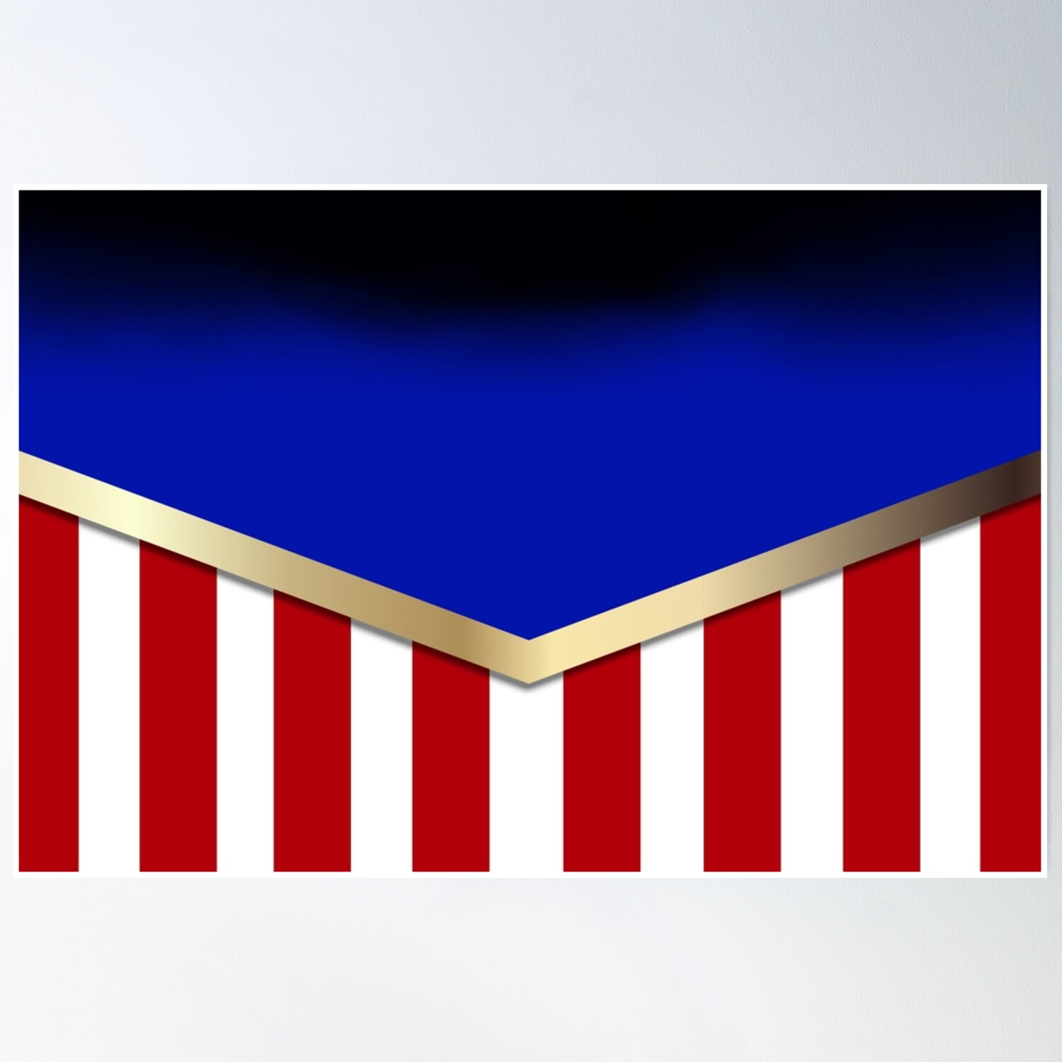 American Hero Poster Wall Art, Modern Wall Decor, 8x12 UNFRAMED ...