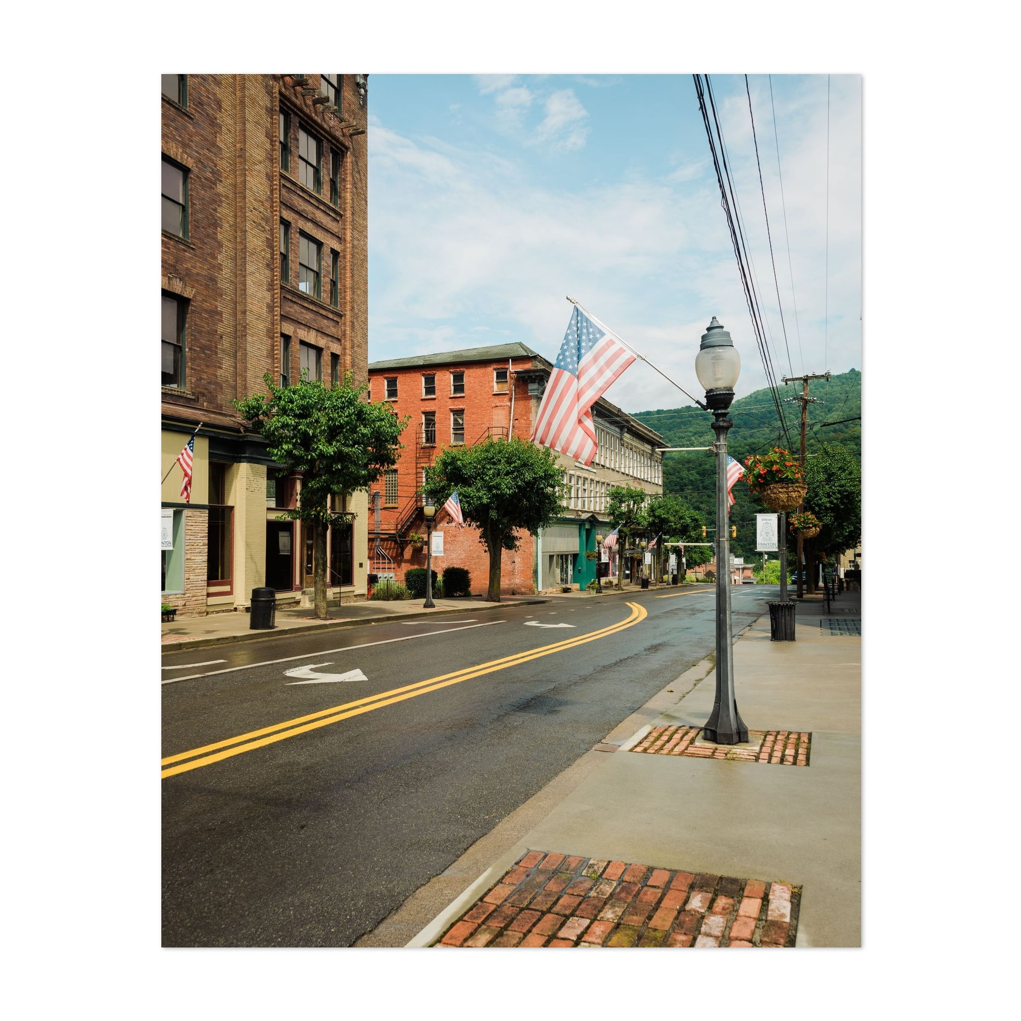 American Hinton 01 - Hinton West Virginia Photography Unframed Wall Art ...