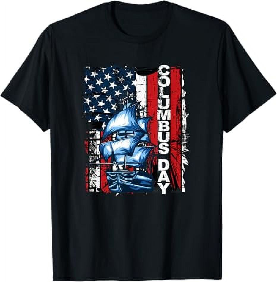 American History Day Christopher Columbus T-Shirt - Walmart.com