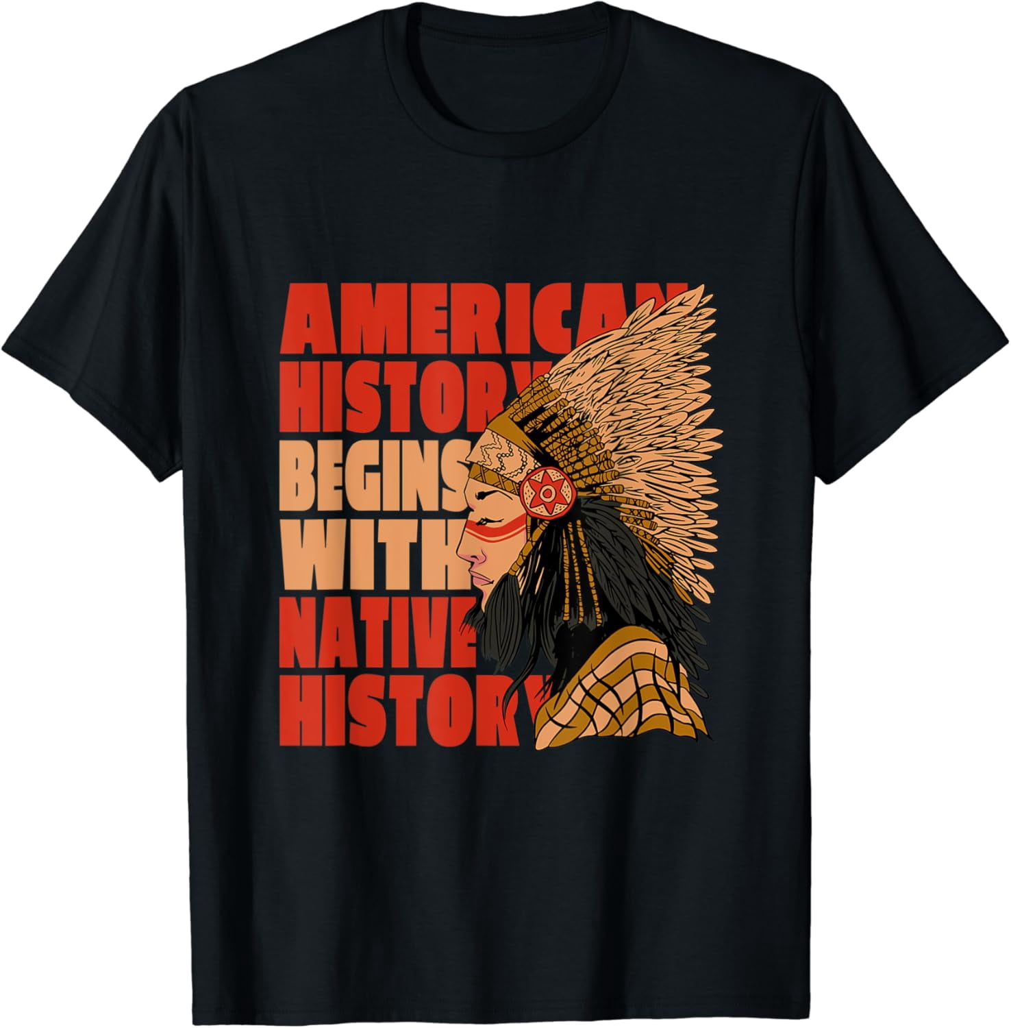 American History Native American History T-Shirt - Walmart.com