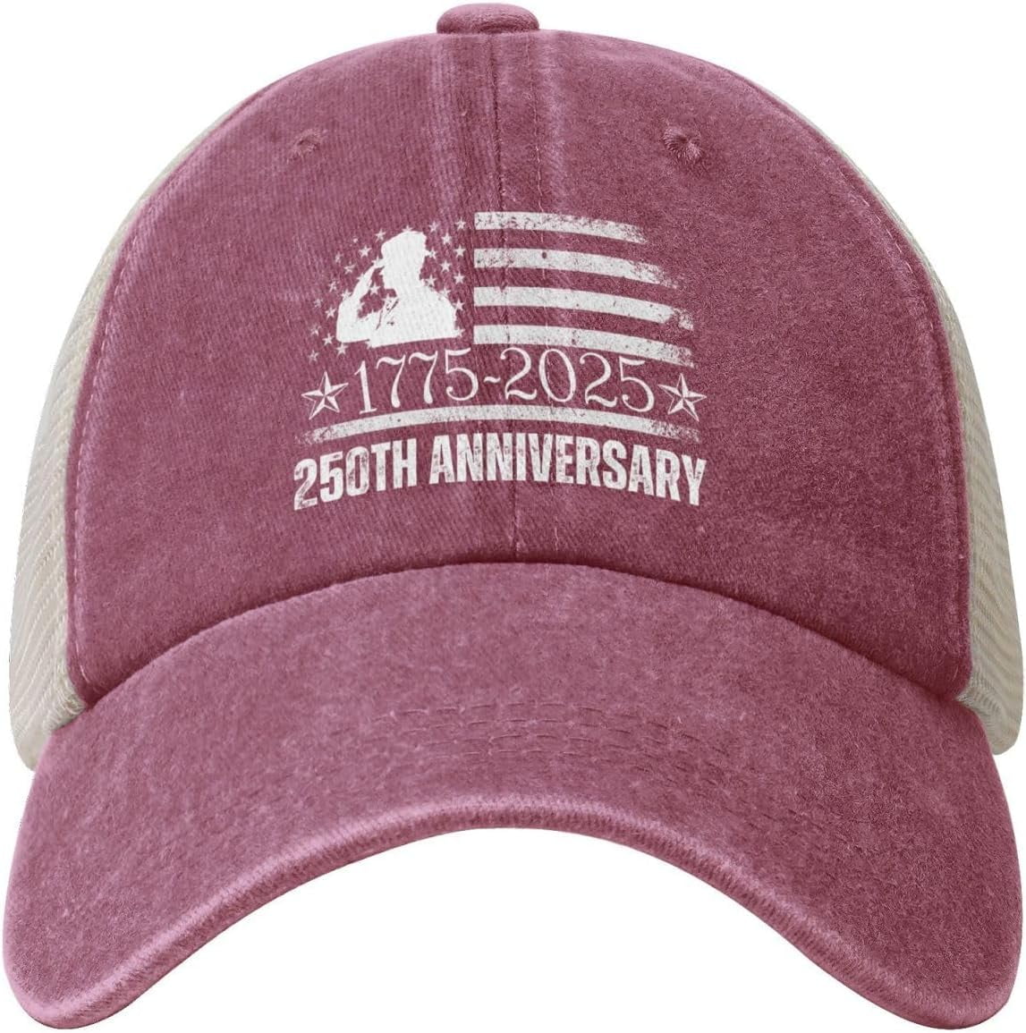 American History Tribute – Mesh Patriotic Cap - Walmart.com