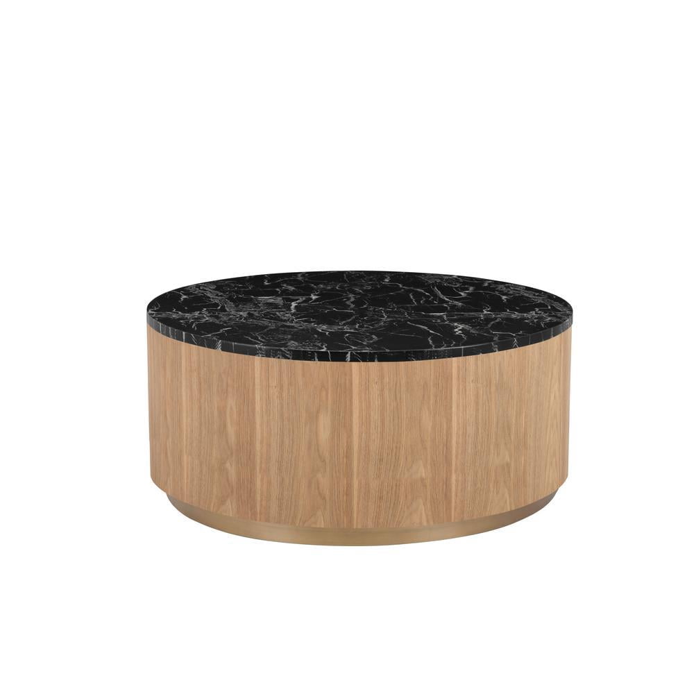 American Home Classic Dax Modern Solid Wood Coffee Table in Ash ...