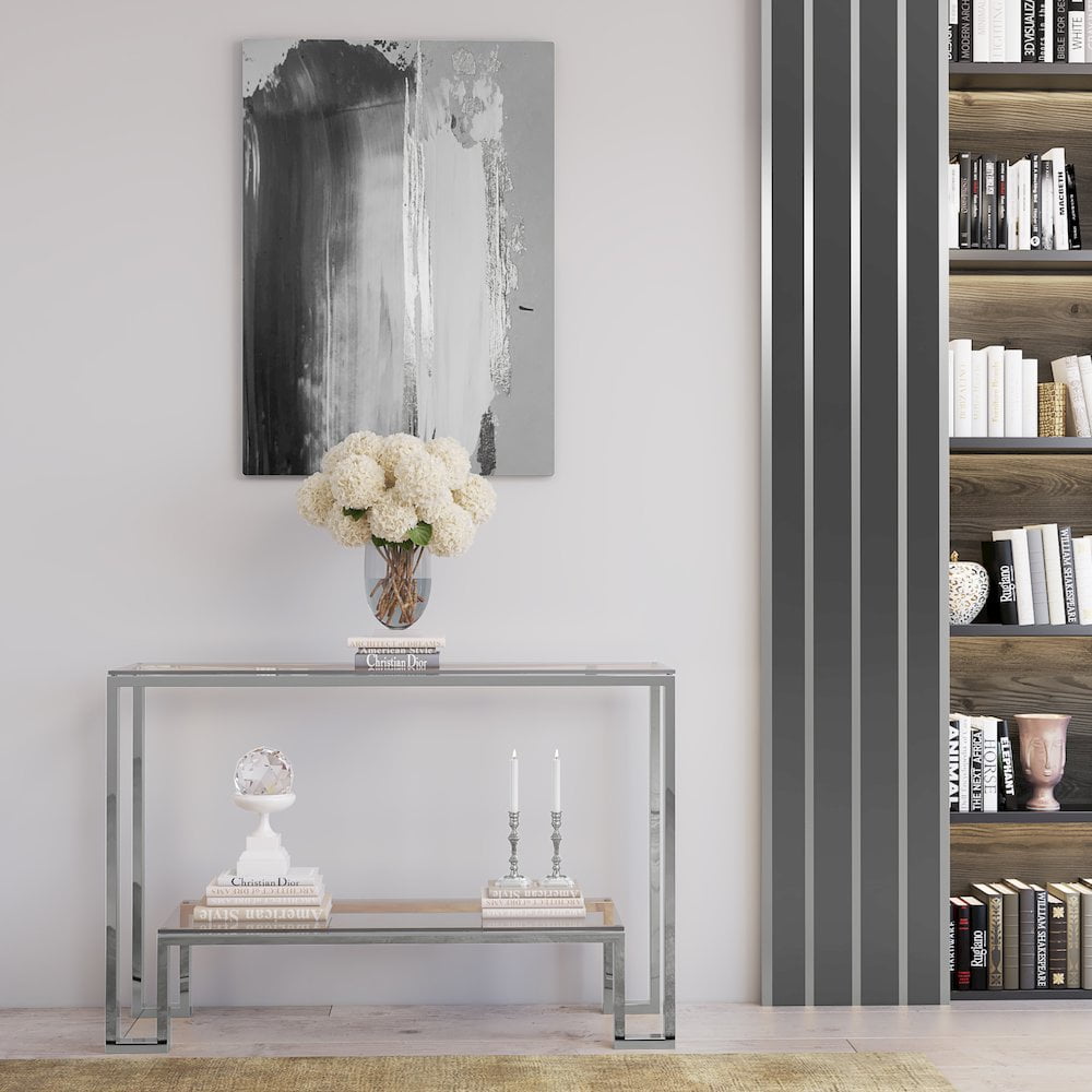American Home Classic Laurence Modern Metal Console Table in High ...