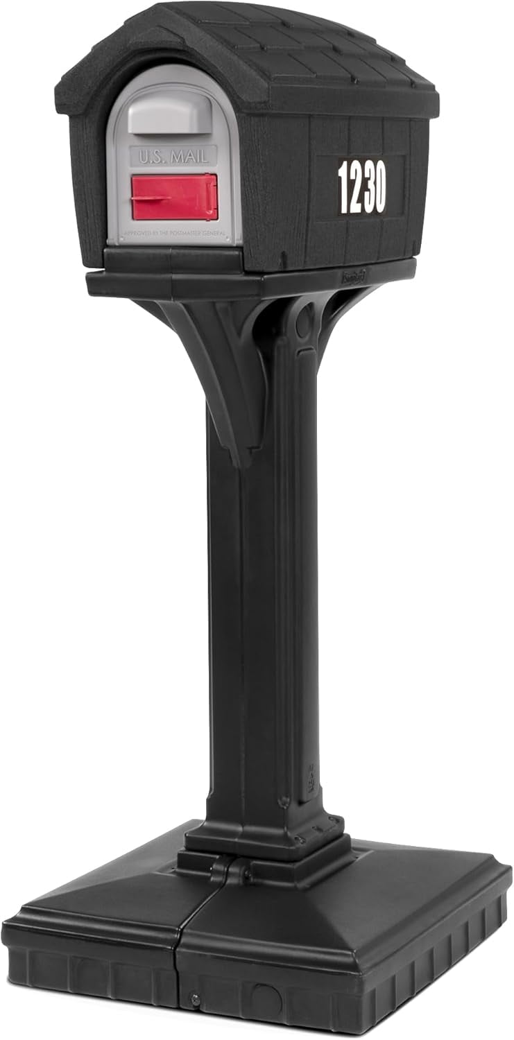 American Home by g Dig-Free Easy Up Home Mailbox and Post Combination ...