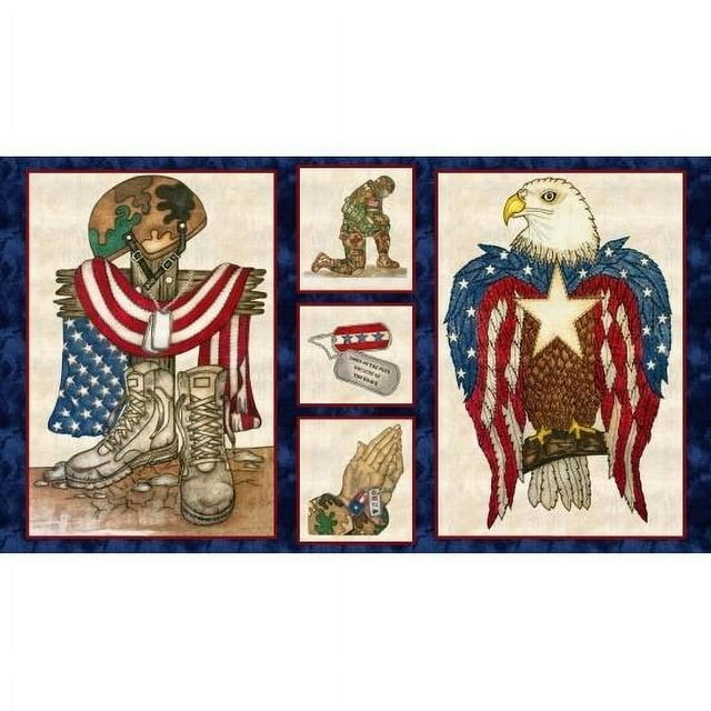 American Honor, Soldier Fabric Panel - Walmart.com