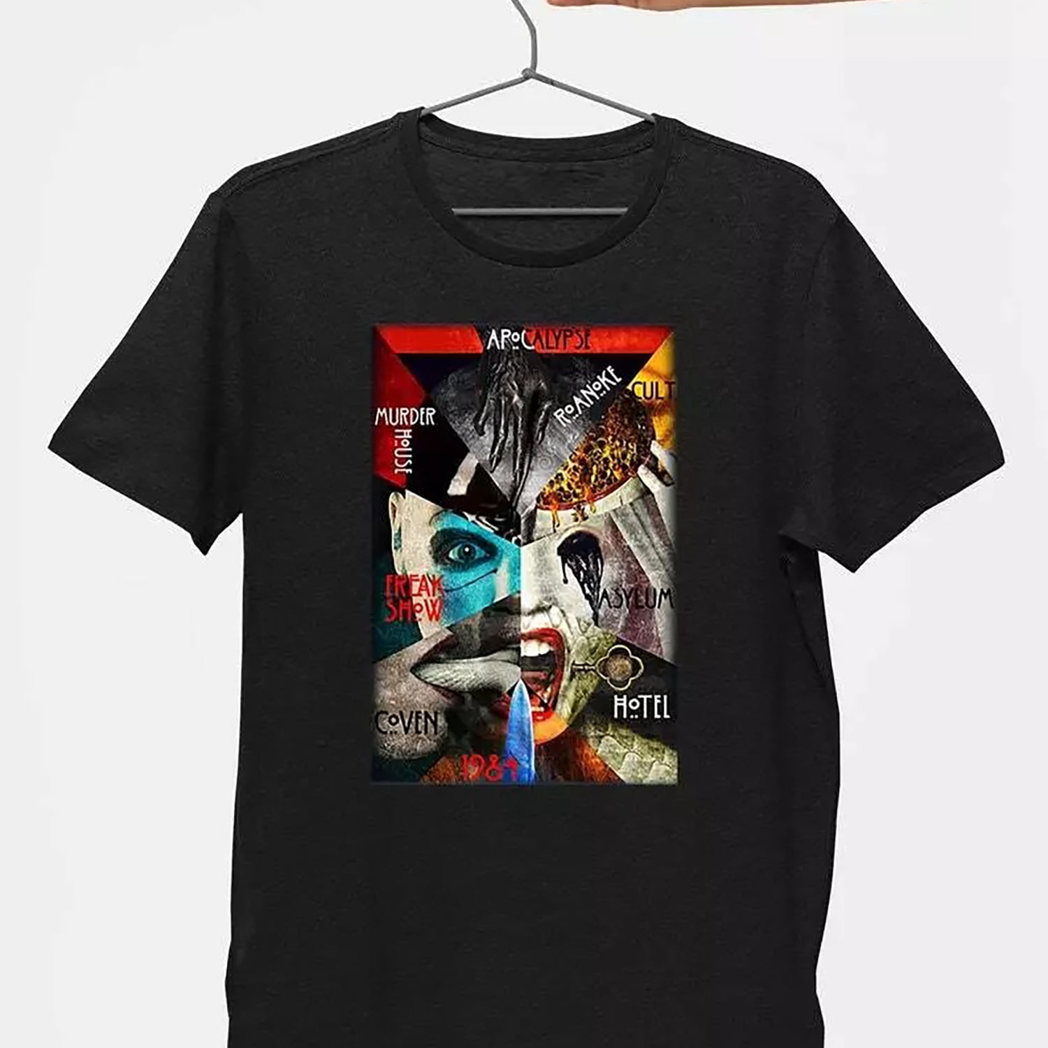 American Horror Story All Seasons Art Gift Birthday T Shirt Tshirt, L ...