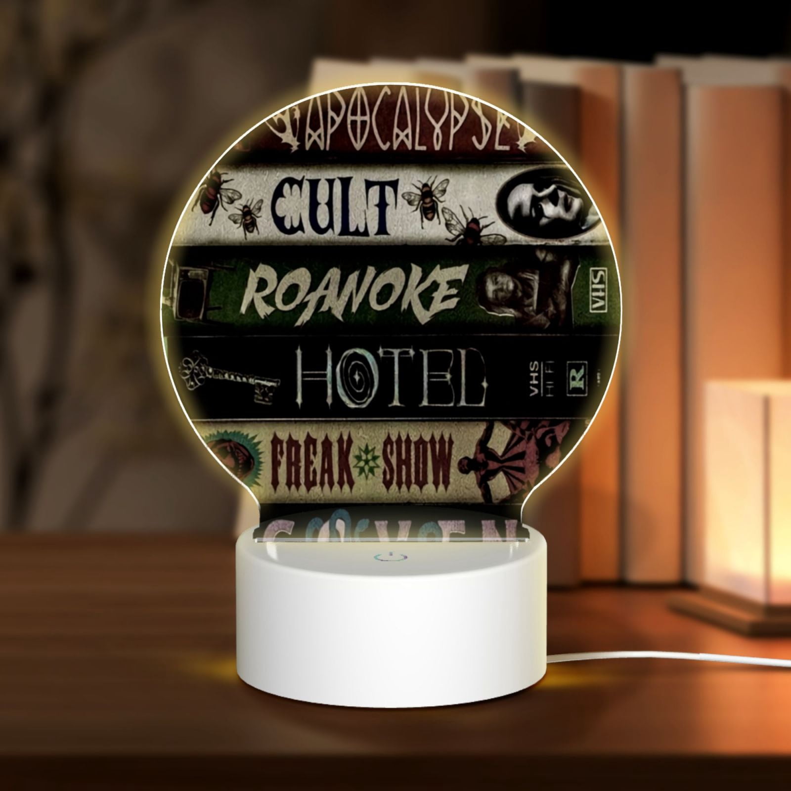 American Horror Story Anime Round Acrylic Night Light Is Suitable For ...
