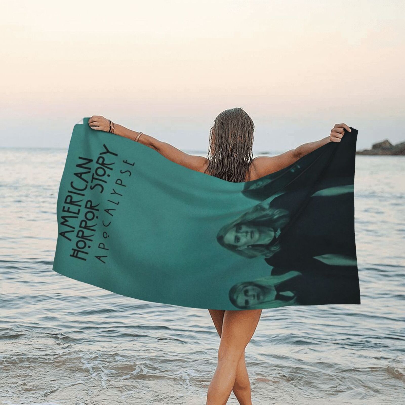 American Horror Story Anime Towels, Absorbent Quick Drying Luxury Beach ...