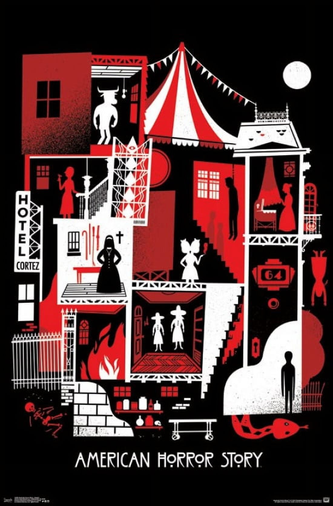 American Horror Story - Graphic Laminated Poster Print (22 x 34 ...