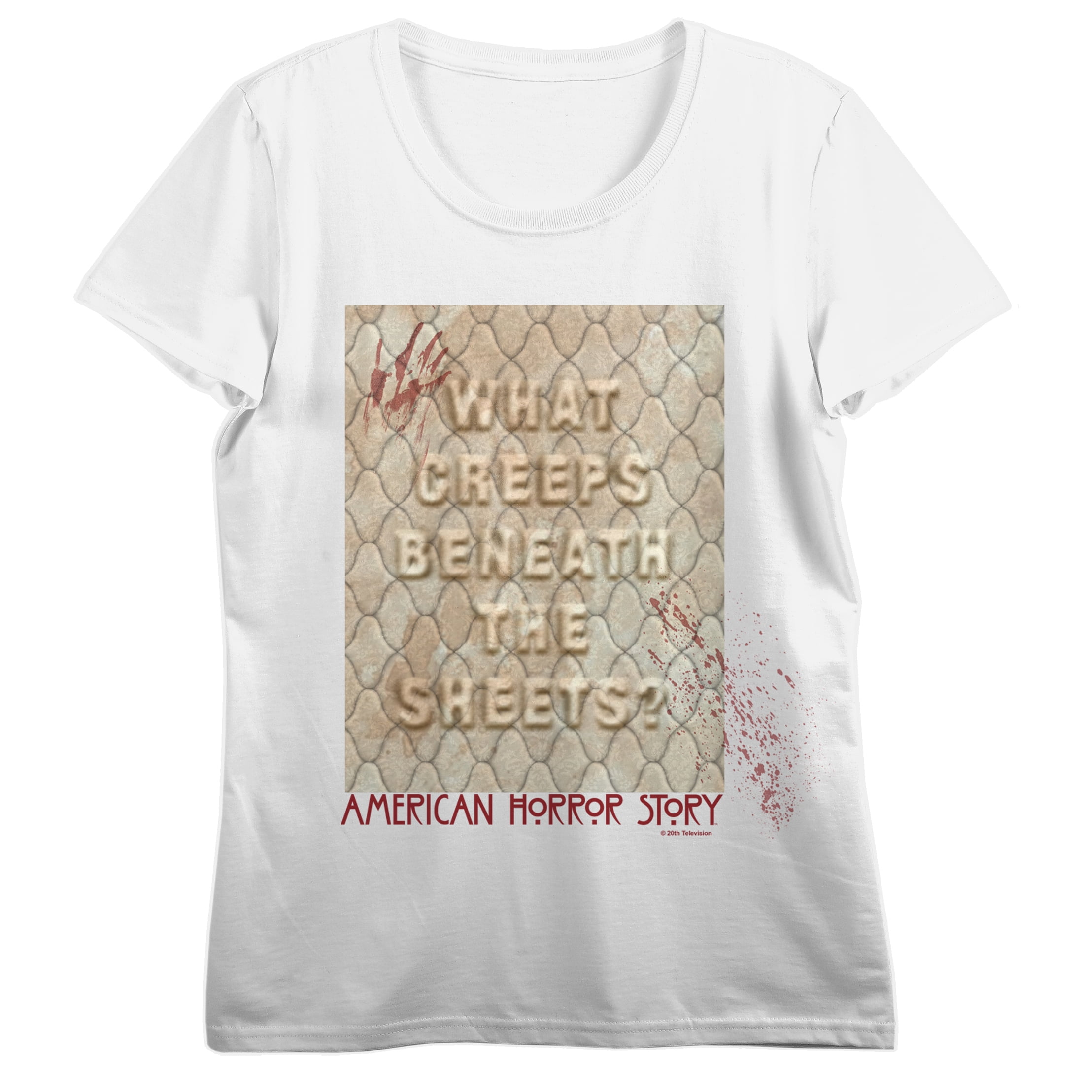 American Horror Story What Creeps Beneath The Sheets Crew Neck Short ...