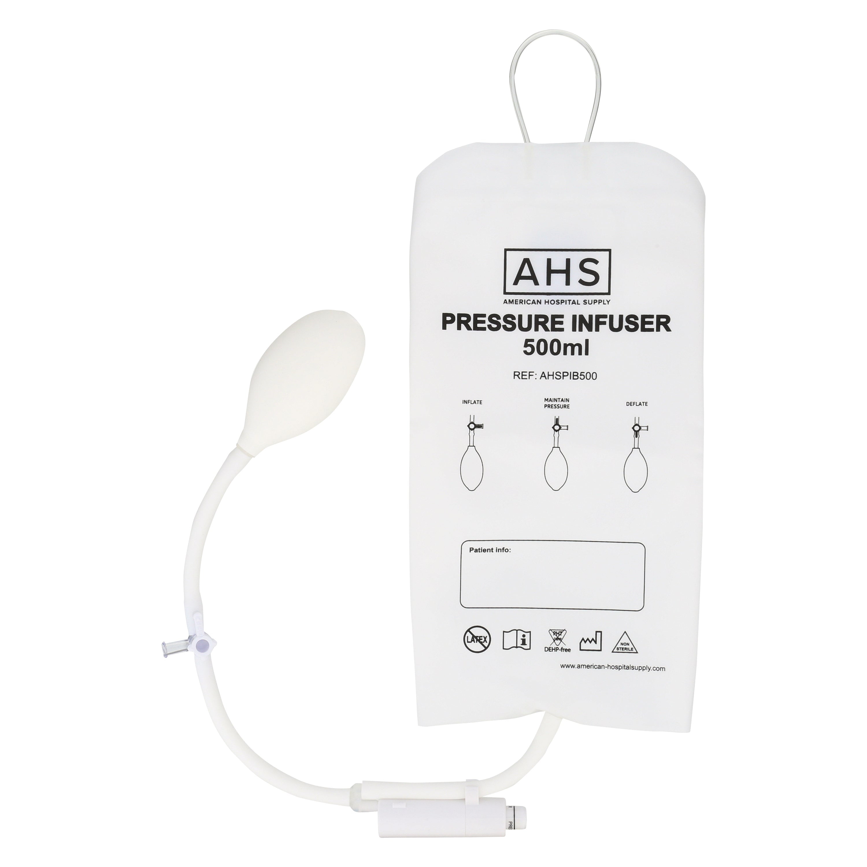 American Hospital Supply 500mL Pressure Infusion Bag | 1 Each - Walmart.com