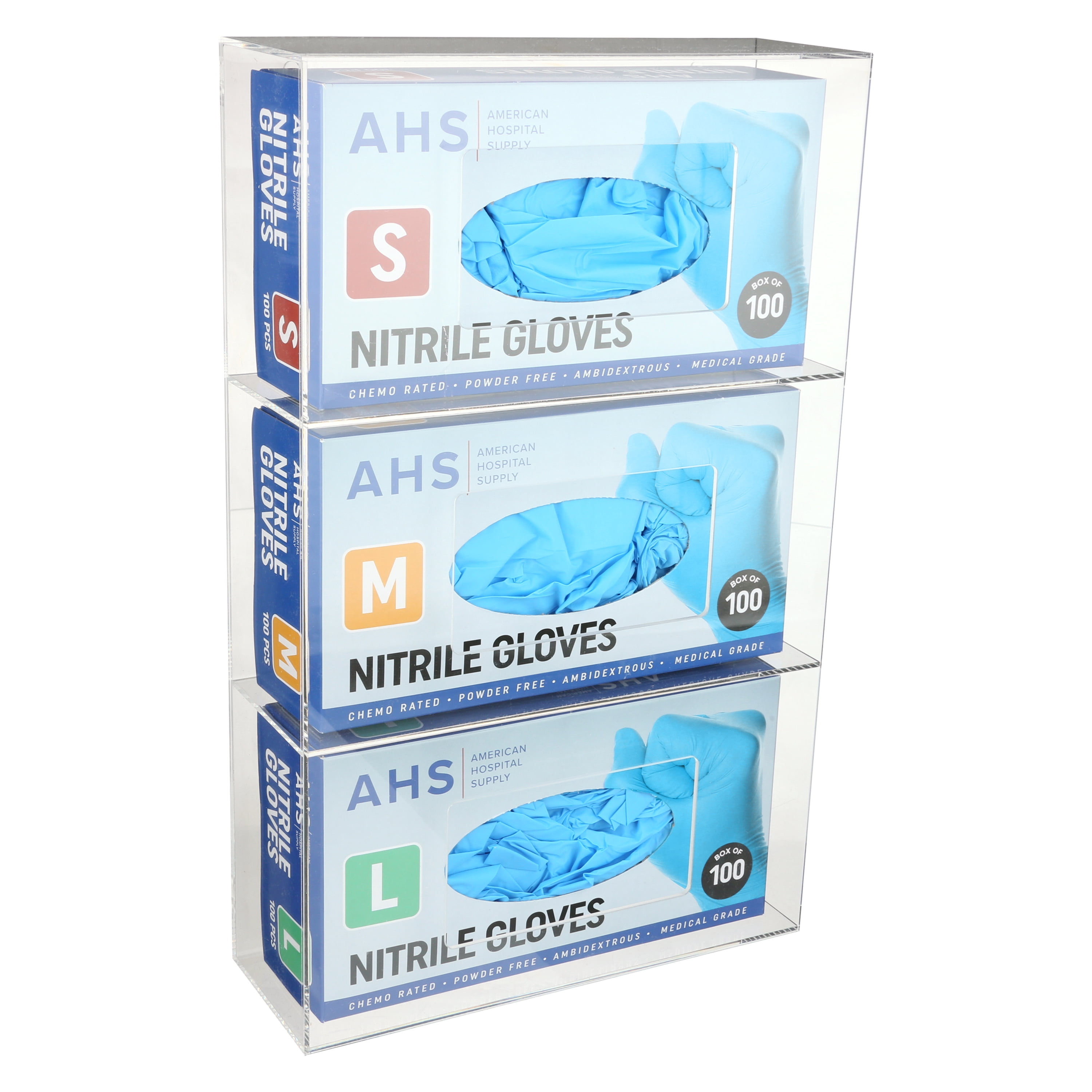 American Hospital Supply Glove Dispenser Box | 3 Layer Glove Box Holder ...