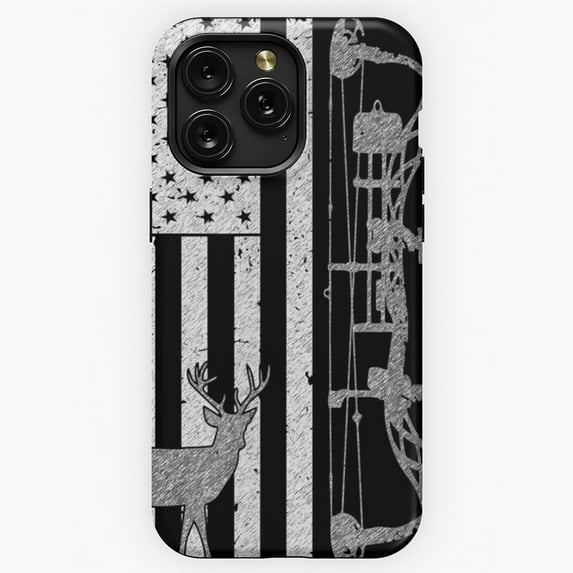 American Hunting Bow Hunter Graphic iPhone Case 17 to 11 Pro Max ...
