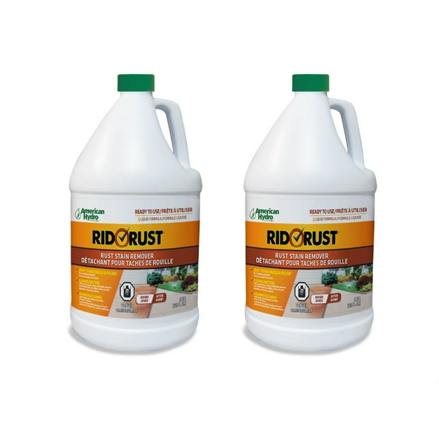 American Hydro 2662Rid O' Rust liquid rust stain remover 2 pack ...