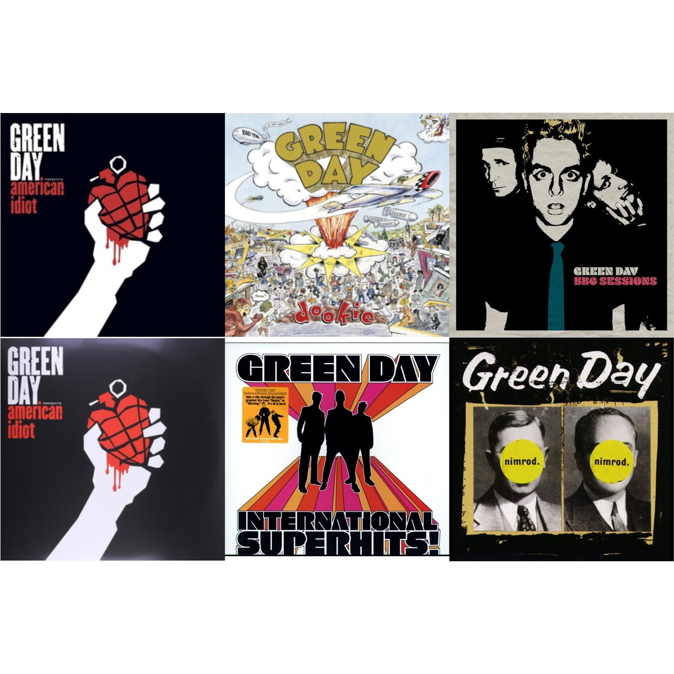 American Idiot (W/Poster) & Dookie & Bbc Sessions (X) (2LP) & American ...