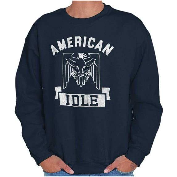American Idle Bald Eagle Patriotic Sweatshirt for Men or Women Brisco ...
