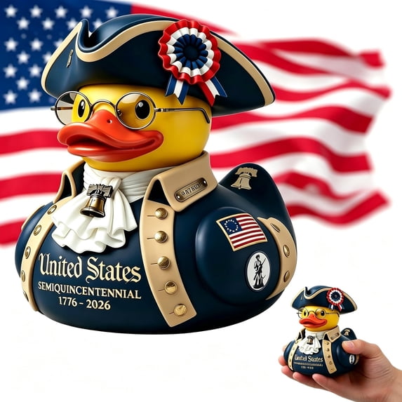 American Independence 250th Anniversary Rubber Duck, Patriotic Military ...