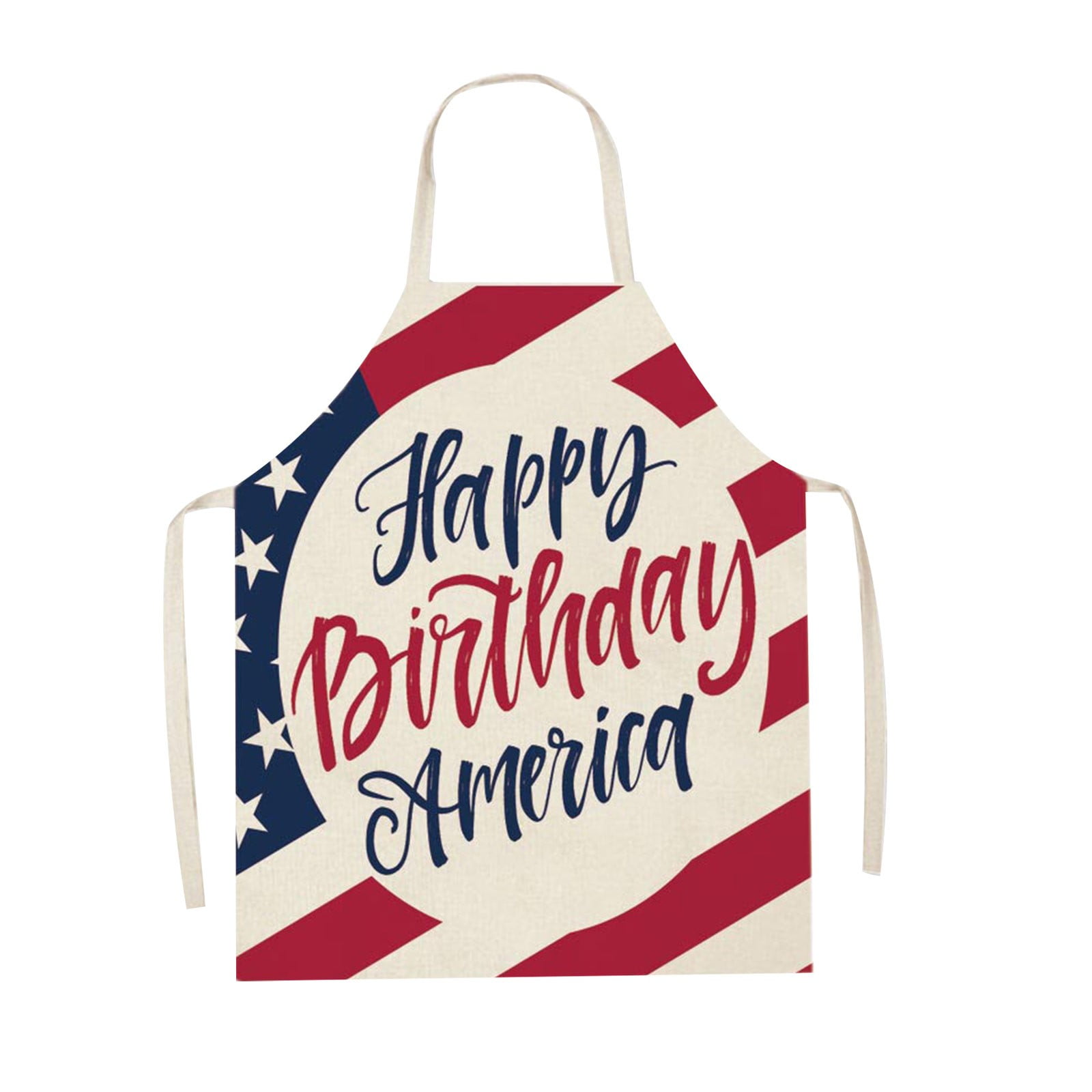 American Independence Day Apron Home Party Sleeveless Coverall Kitchen ...