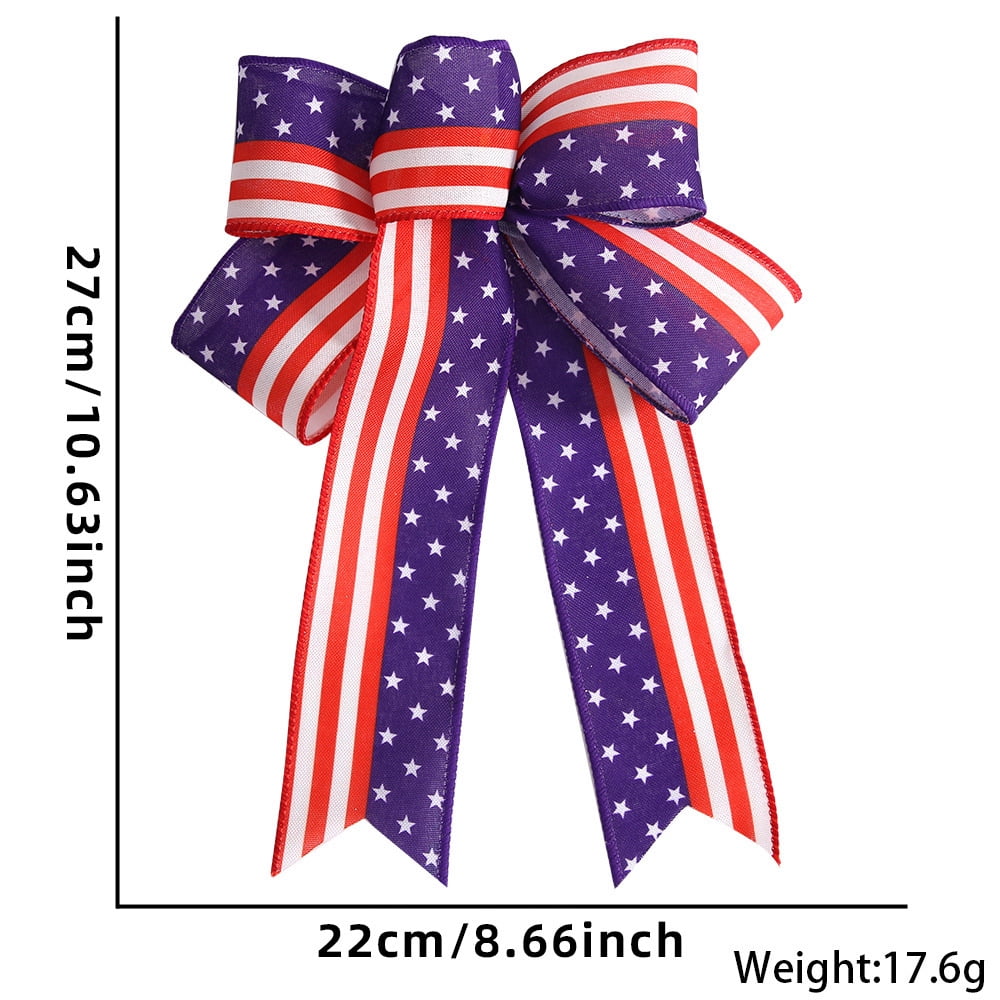 American Independence Day Bow Decoration 250th Anniversary Party ...