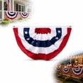 American Independence Day Fan Flag, Patriotic USA Hanging Decoration ...