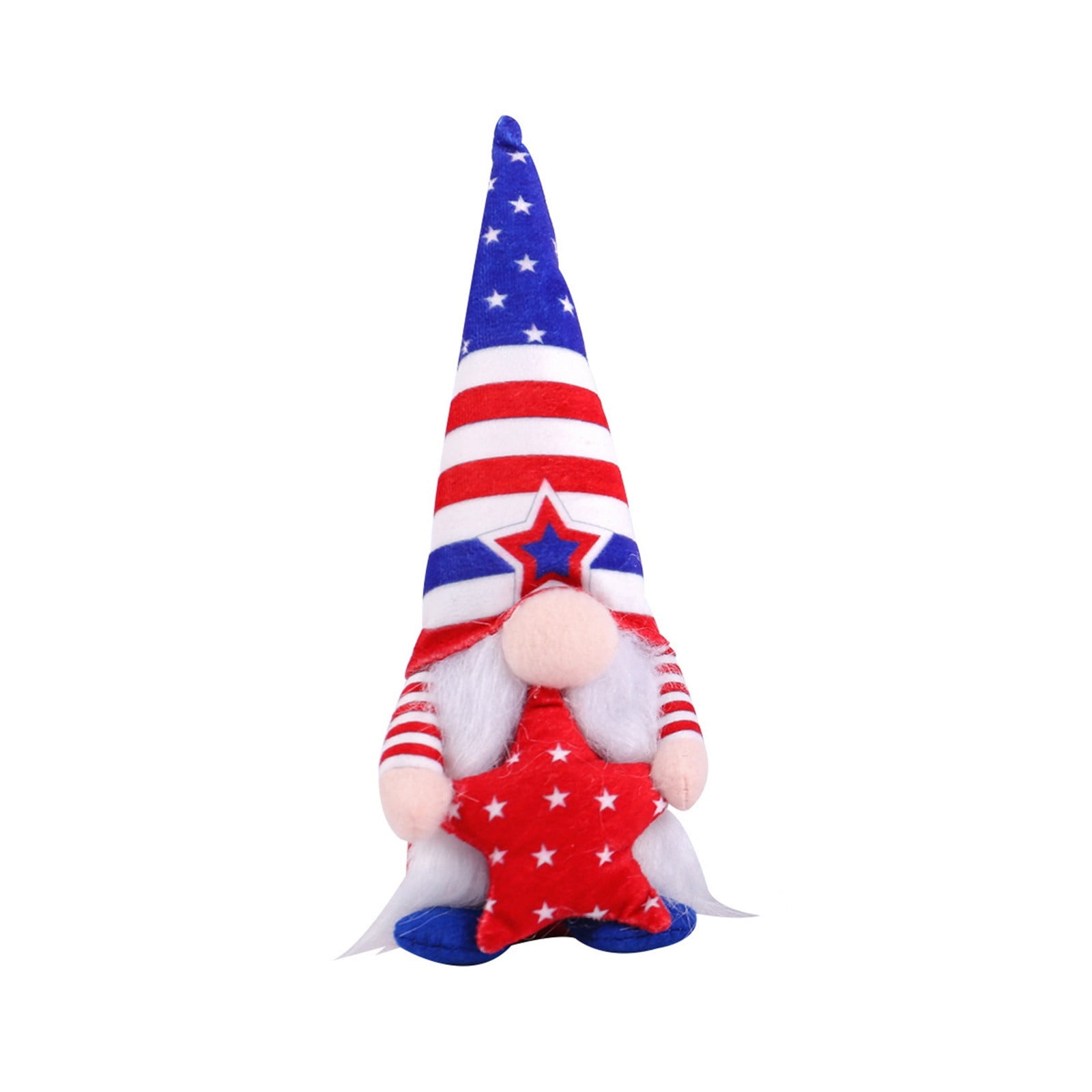 American Independence Day Patriotic Gnome Plush Dolls with Led Lamp ...
