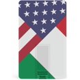 American Italy Flag Usb Flash Drive Credit Card Design Thumb Drive Memory Stick