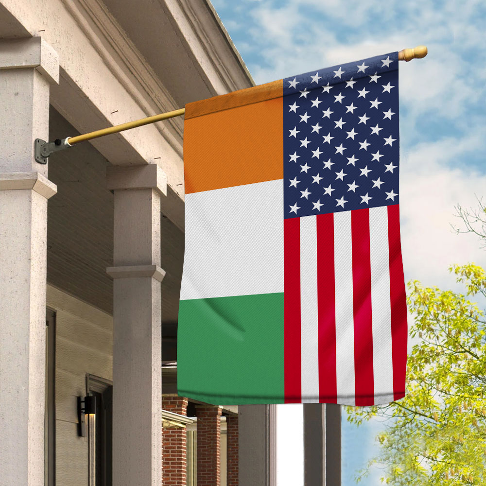 American Ivory Coast Flag Ivorian Coast Friendship U.S.A Memorial Day ...