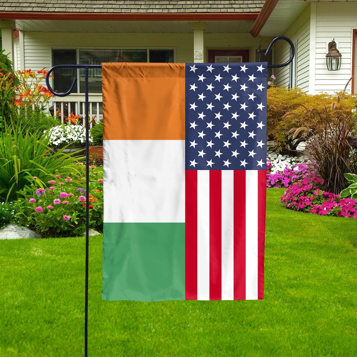 American Ivory Coast Flag Ivorian Coast Friendship U.S.A Memorial Day ...