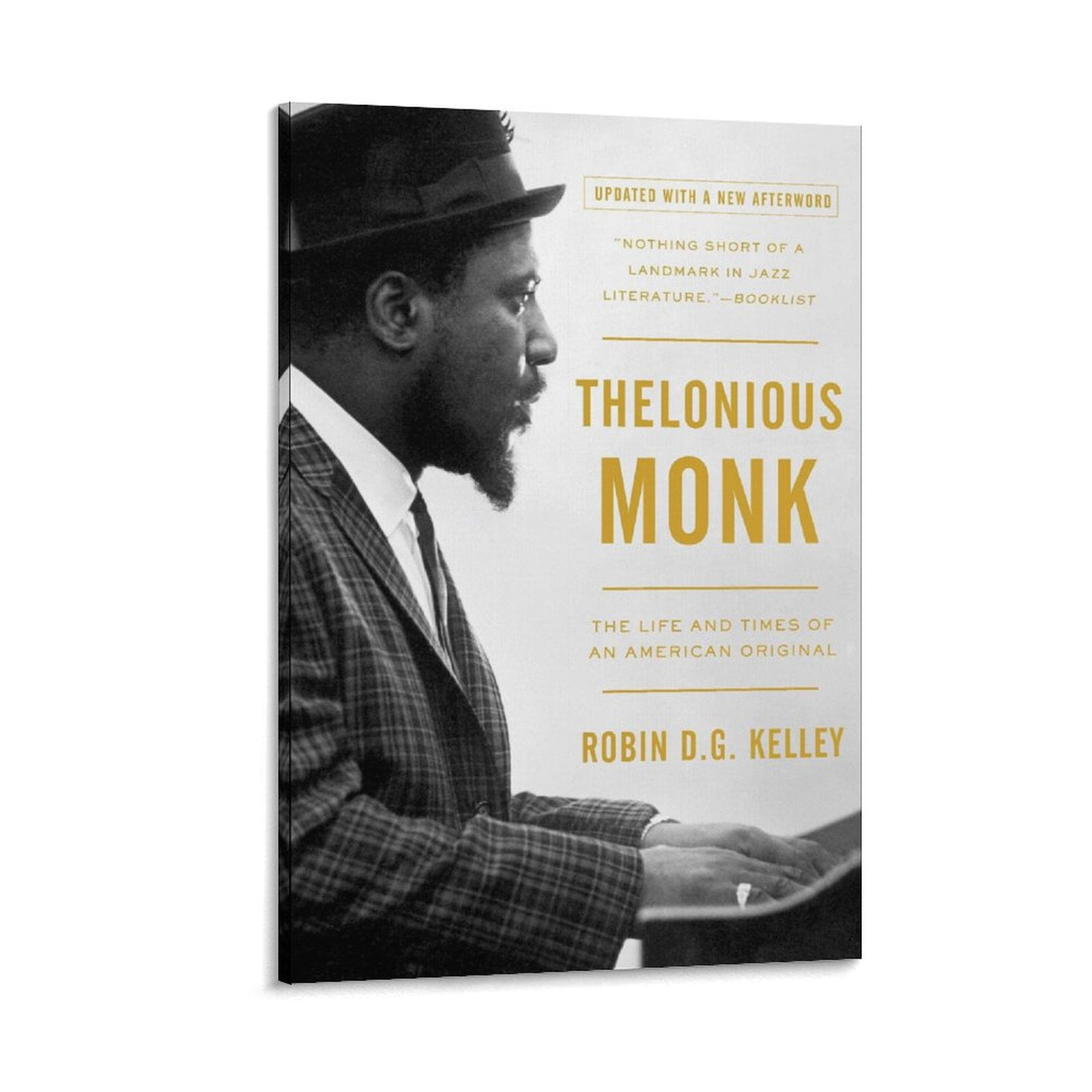 American Jazz Composer Thelonious Monk Retro Poster Room Aesthetic ...