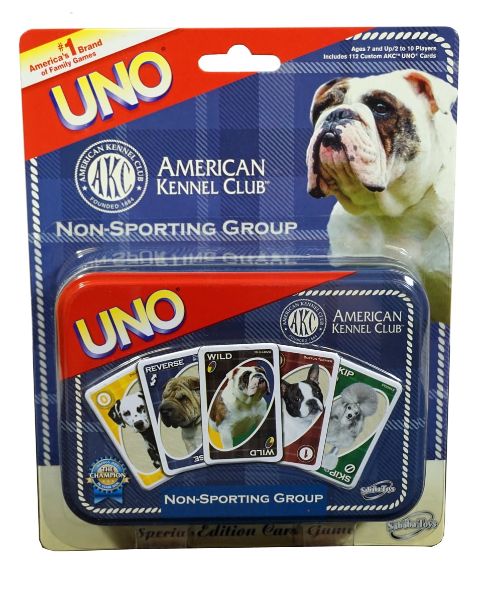 AKC Non-Sporting Group Dog Uno Playing Game for Adults - 112 Custom AKC ...