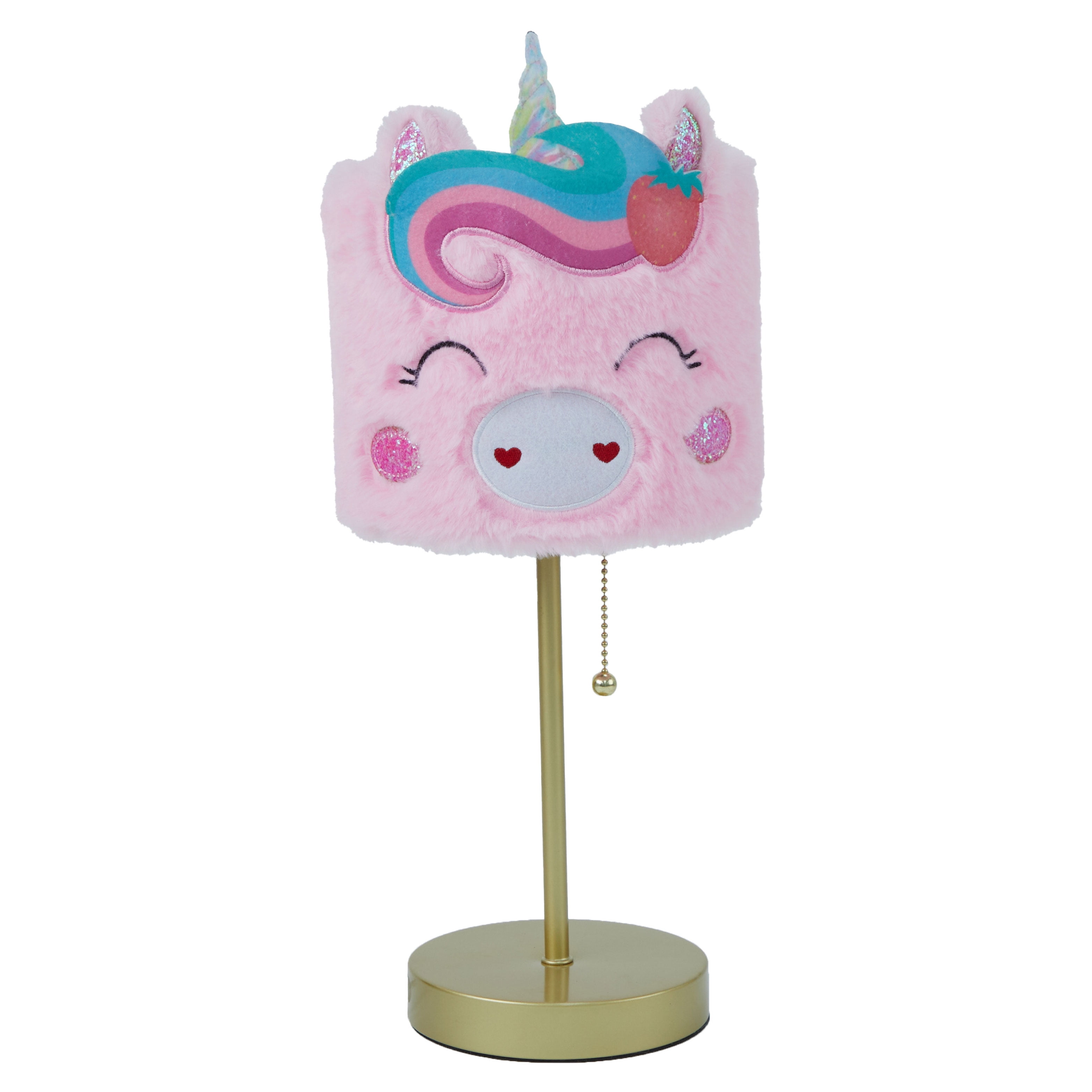 American Kids 15" Unicorn Stick Lamp with Plush Shade - Walmart.com
