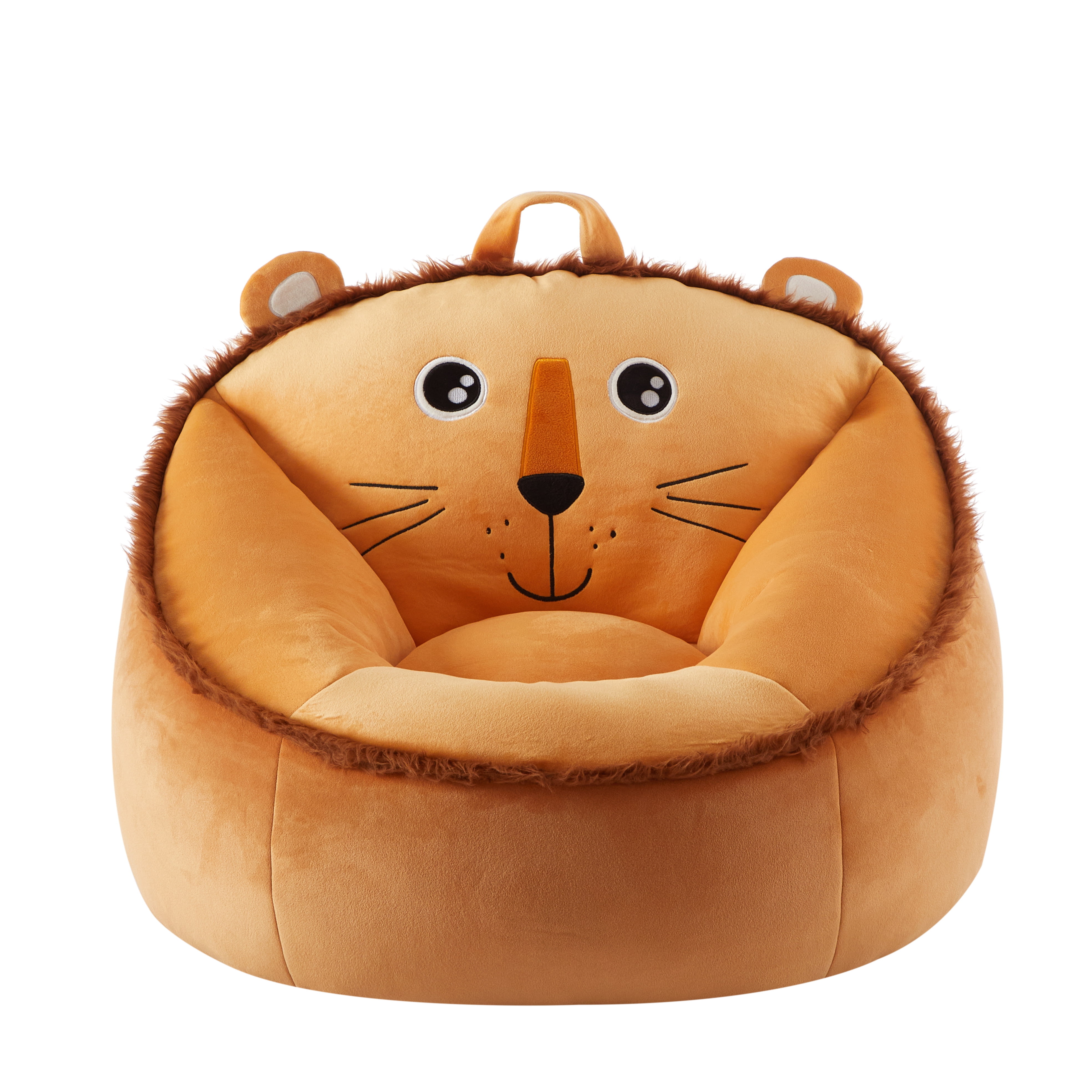 American Kids Squishy Lion Bean Bag Chair - Walmart.com