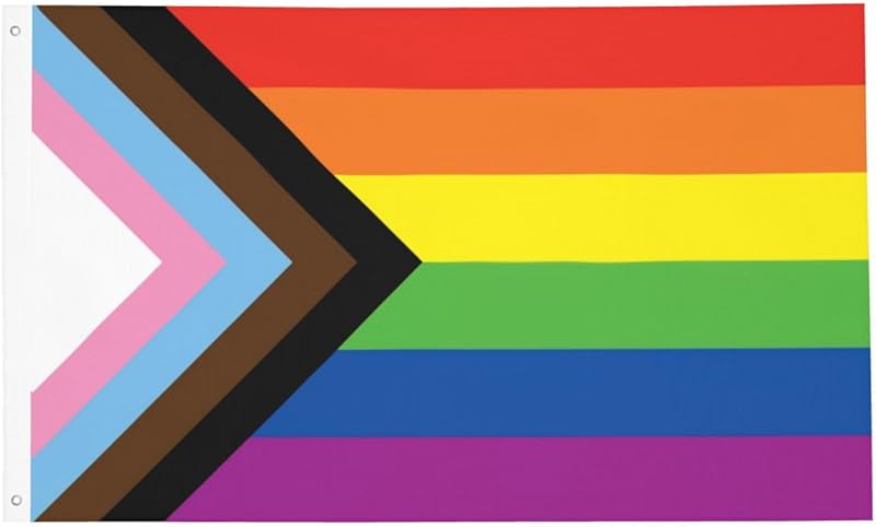 American LGBT Flag, 3X5 Feet Decorative Flag Double-Sided UV-Resistant ...