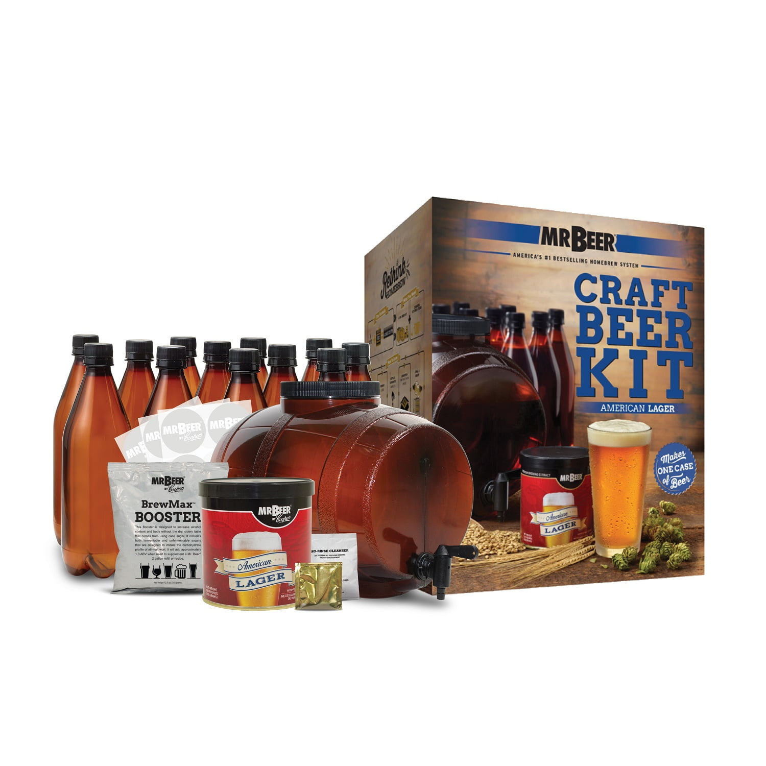 American Lager Complete Mr. Beer Making Kit - Walmart.com
