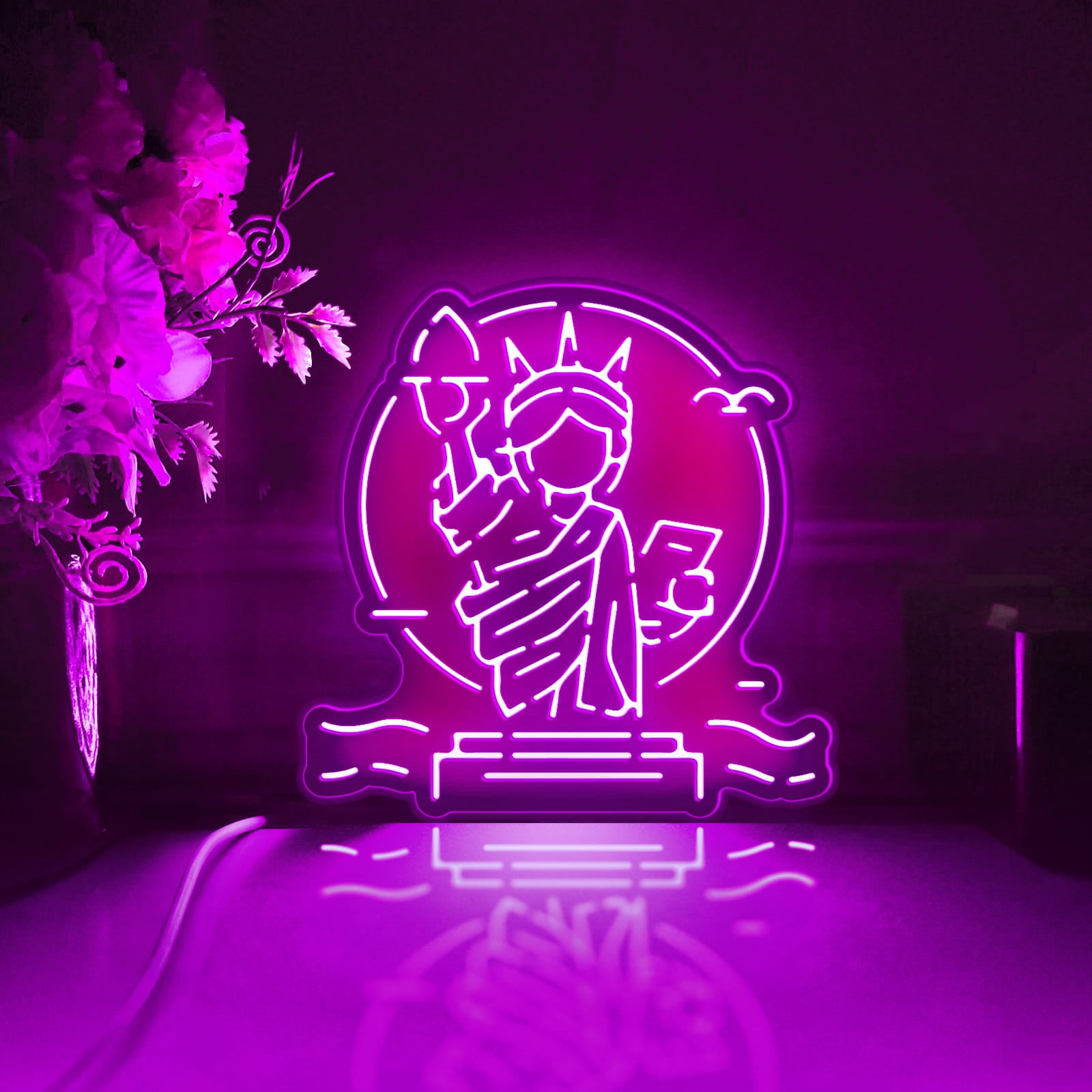 American Landmark Statue Of Liberty Led Light Box, Dimmable Neon-Like ...