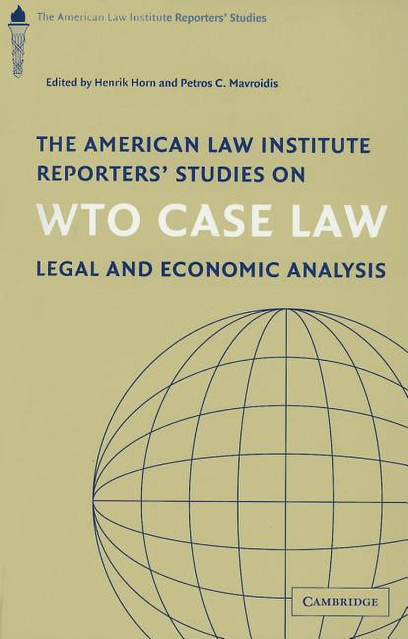 American Law Institute Reporters Studies The American Law Institute ...