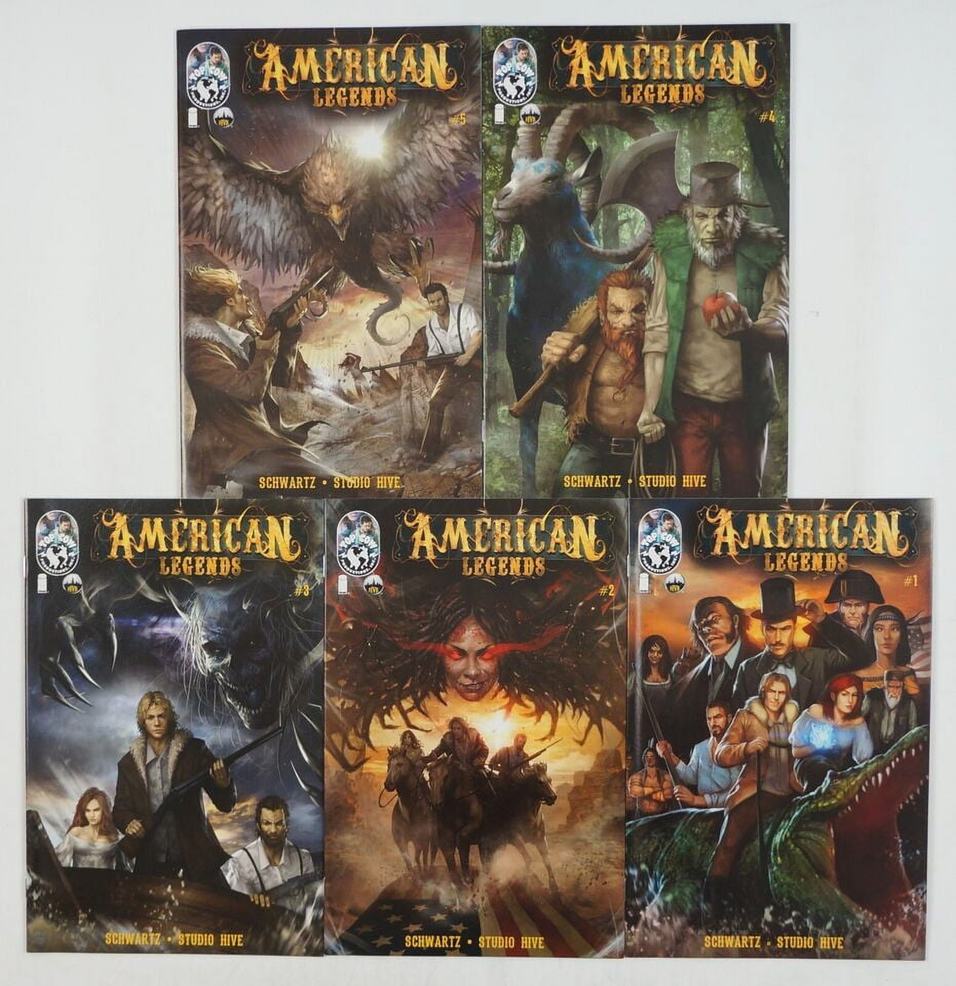 American Legends #1-5 VF/NM complete series folklore ; Image - Walmart.com