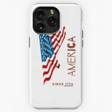 American Liberty Flag Murica Pride Design iPhone Case 17 16 15 14 13 12 ...