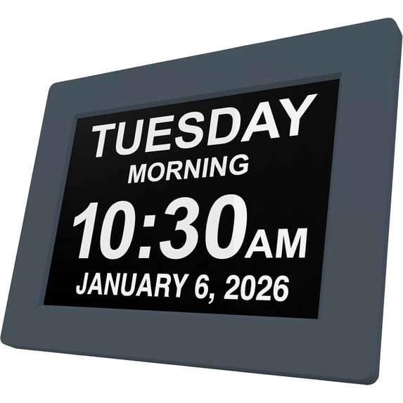 American Lifetime 2026 Dementia Clock Large Display Digital Clock with ...