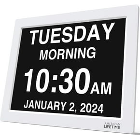 Day Date Month Clock