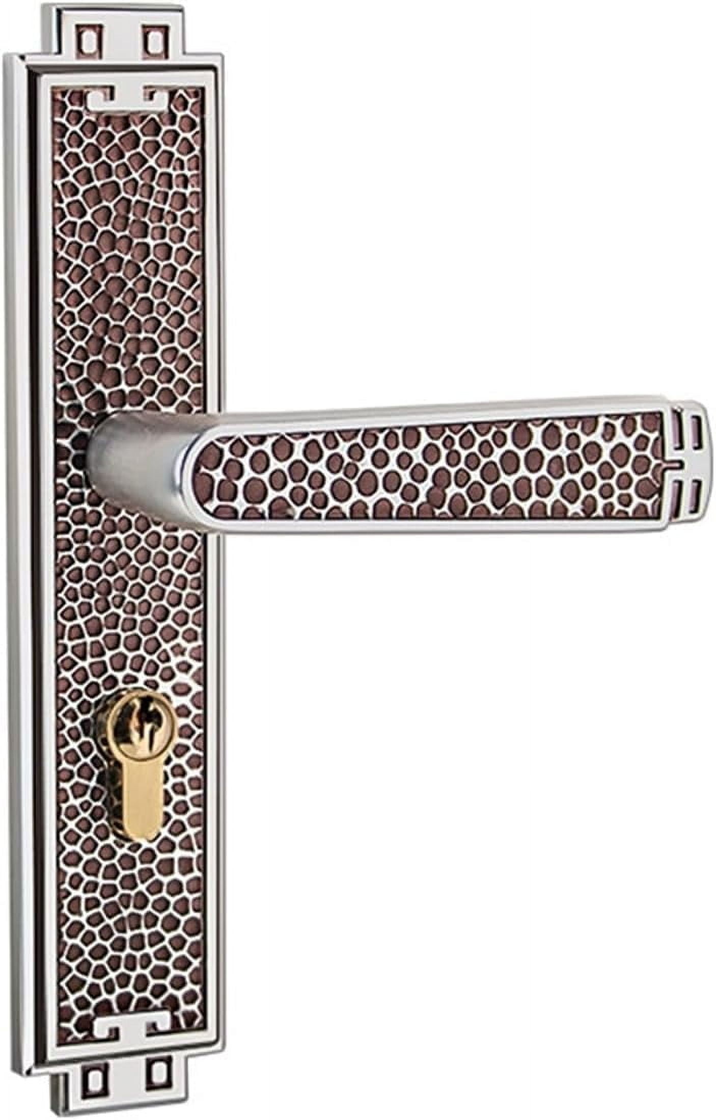 American Light Luxury Hammered All-Copper Bedroom Door Lock Indoor ...