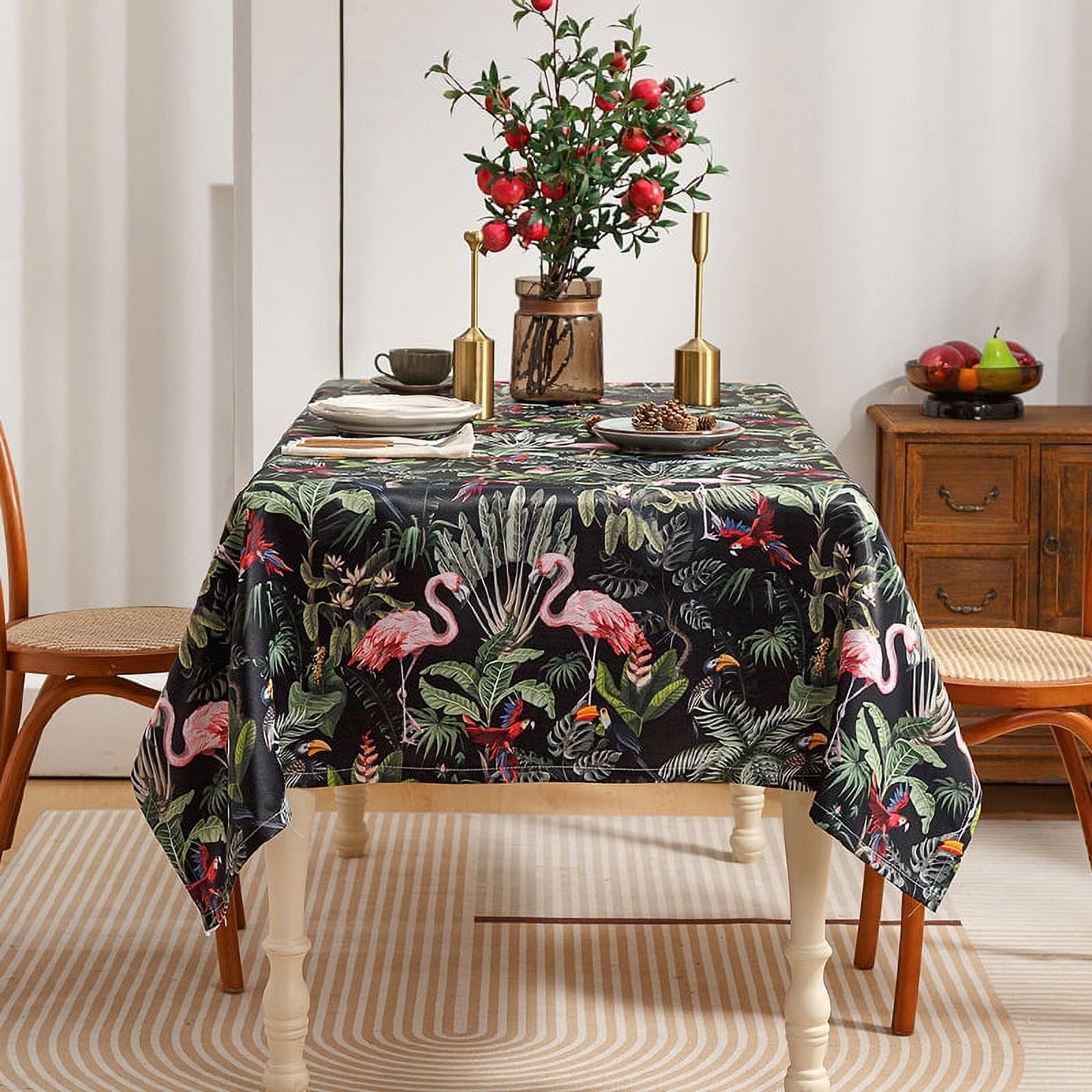 American Light Luxury Oil Painting Style Series Home Dining Table ...