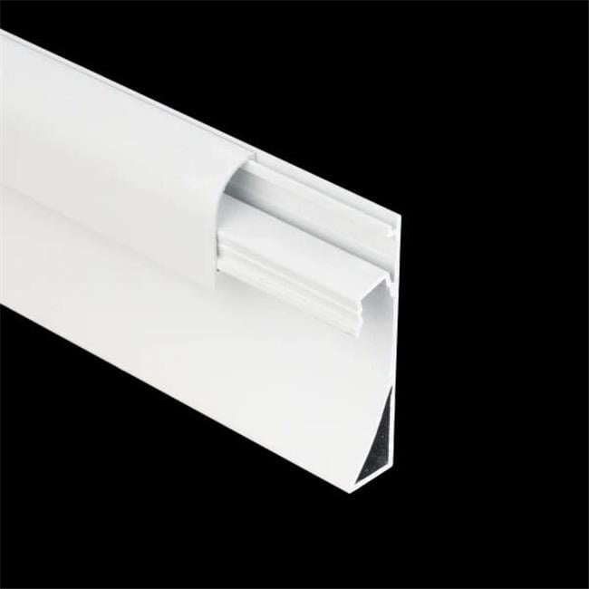American Lighting PE-BASE-2M-WH Baseboard Premium Extrusion, White ...
