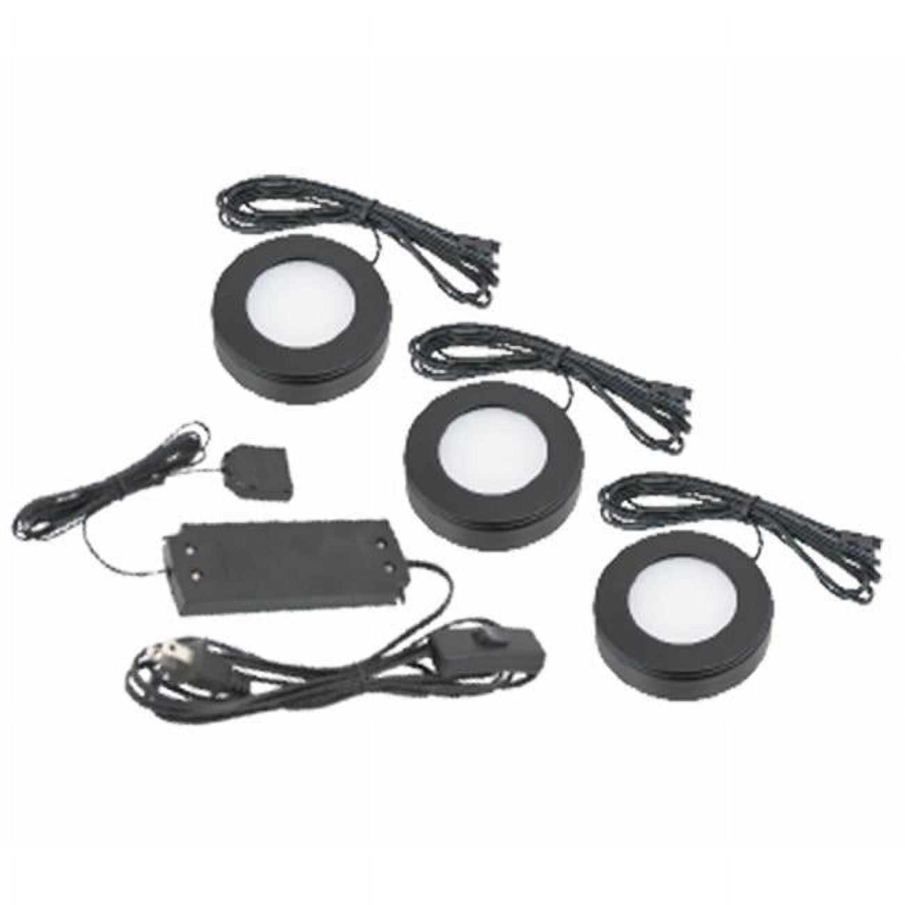 American Lighting OMNI-3KIT-NK 12V Omni Nickel LED Puck Light Kit ...