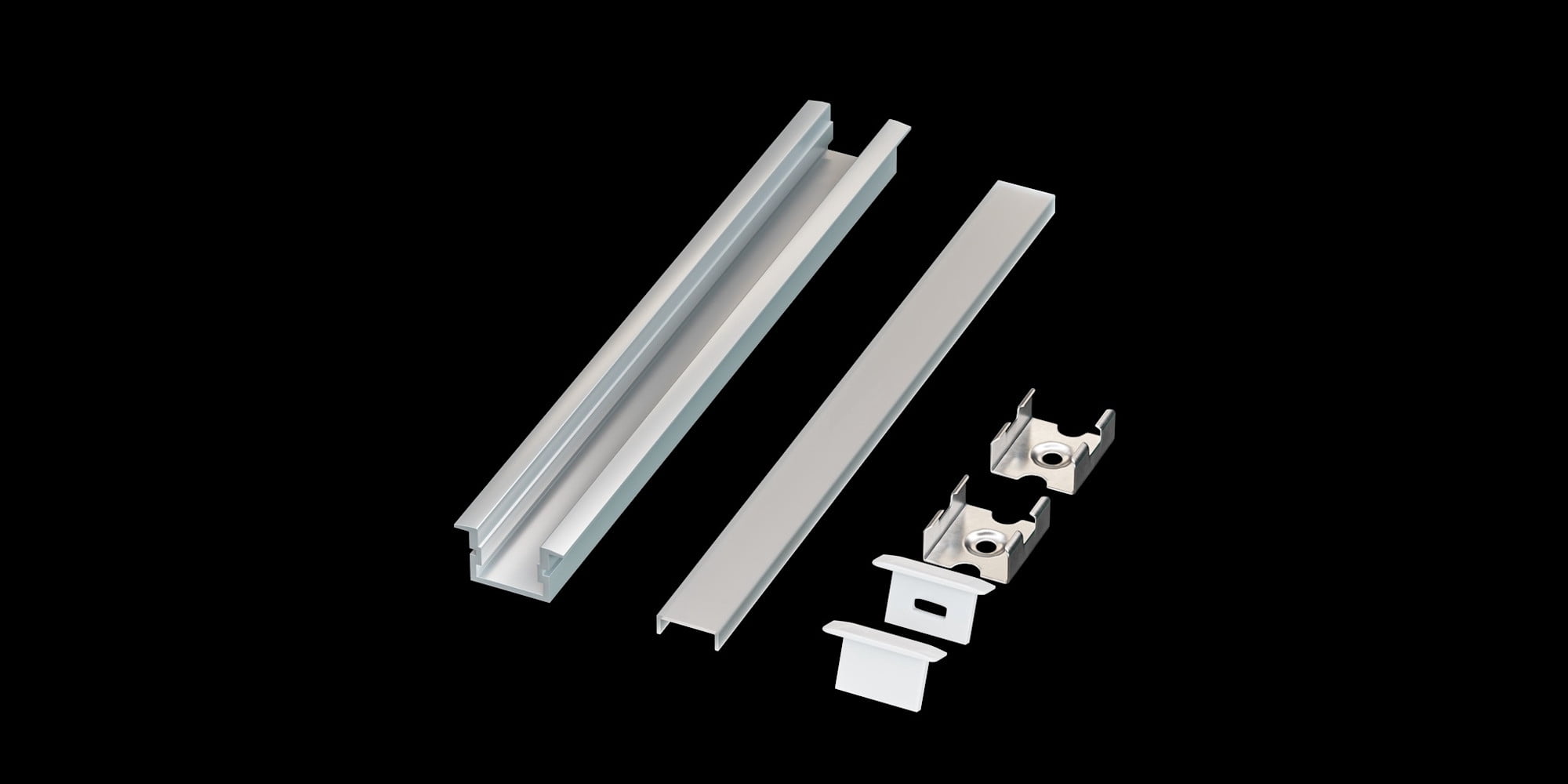 American Lighting Pe-Dblf-2M-Bndl1 Extrusion Bundles Double Flange ...