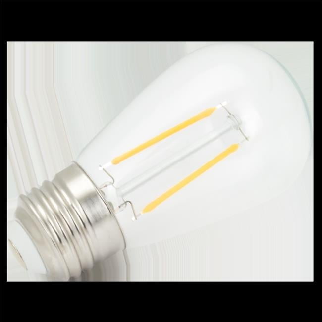 American Lighting S14-LEDF-120-30K 1W LED S14 Filament Lamp Bulb, Clear ...