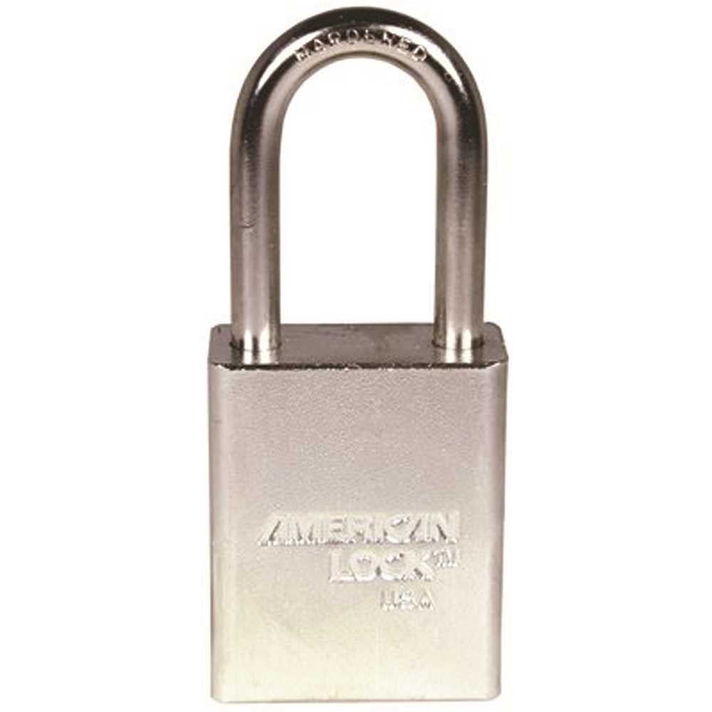 American Lock A5101 KD PAdlock 1-1/2 in. Solid Steel Padlock Body KD - Walmart.com