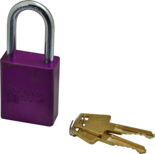American Lock Keyed Different Lockout Padlock 1-1/2" Shackle Clearance ...