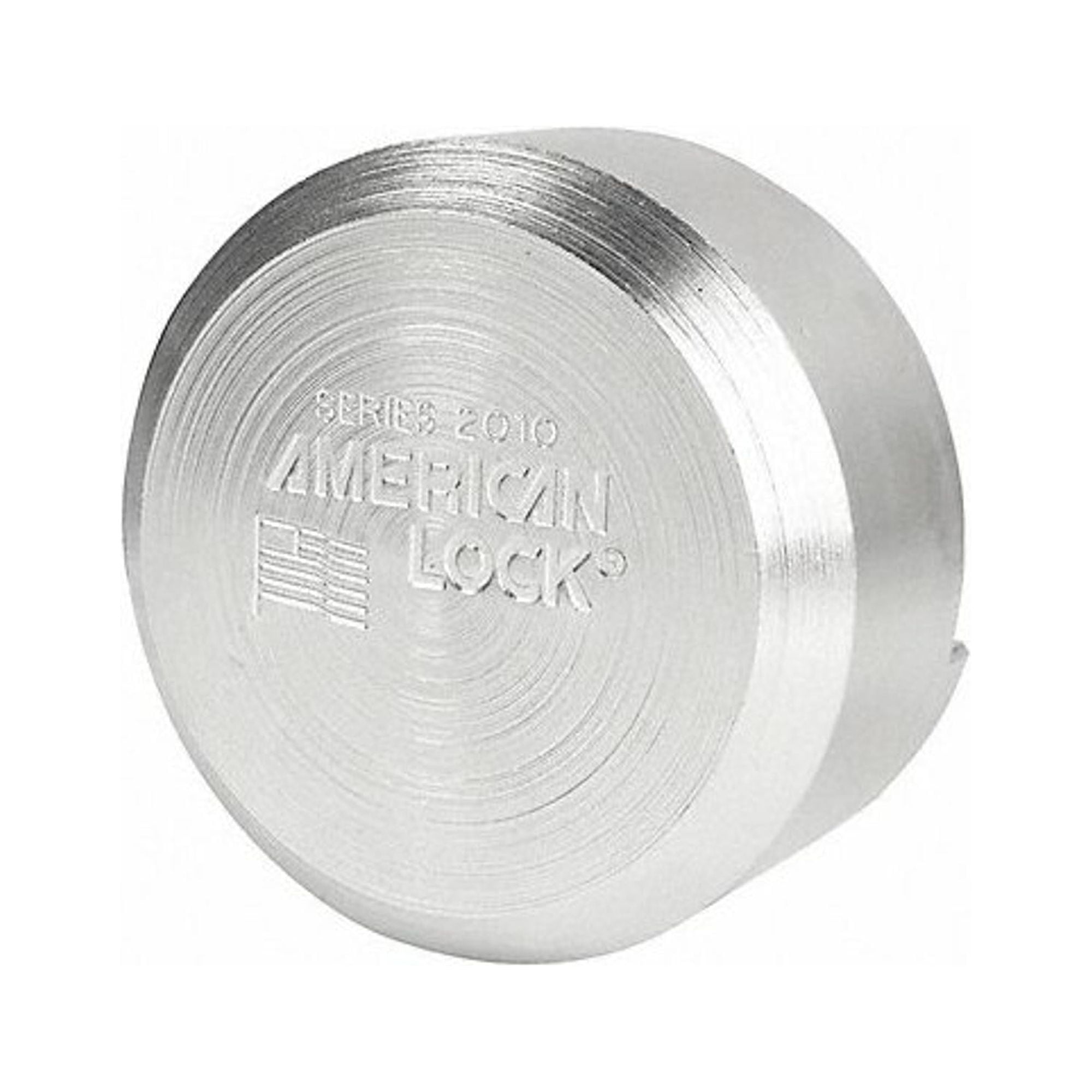 American Lock Keyed Padlock,1 23/32 in,Round,Silver A2010 - Walmart.com